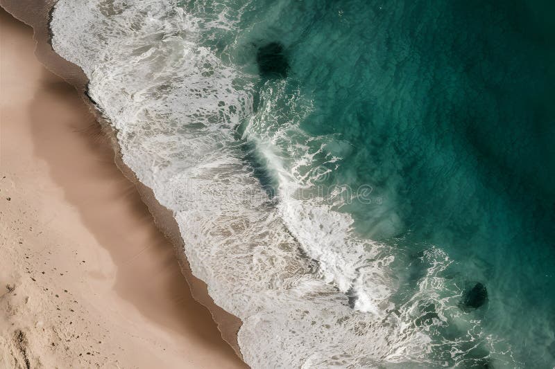 White Bubble of Sea Wave on Beach, Coastal Scenery Photo Stock ...