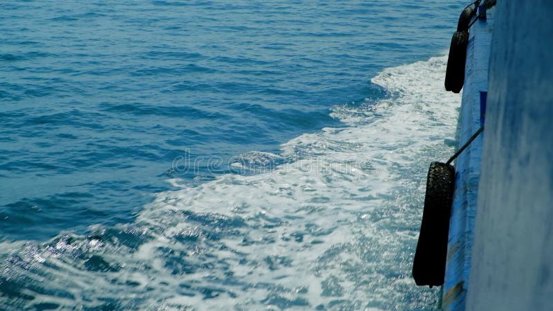Splash from the Waves Breaking on the Granite Embankment Stock Footage ...