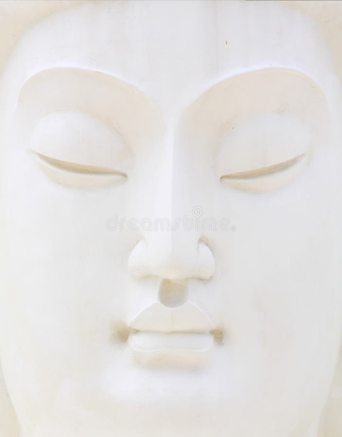 White buddha face stock photo. Image of white, east, buddha - 25182798