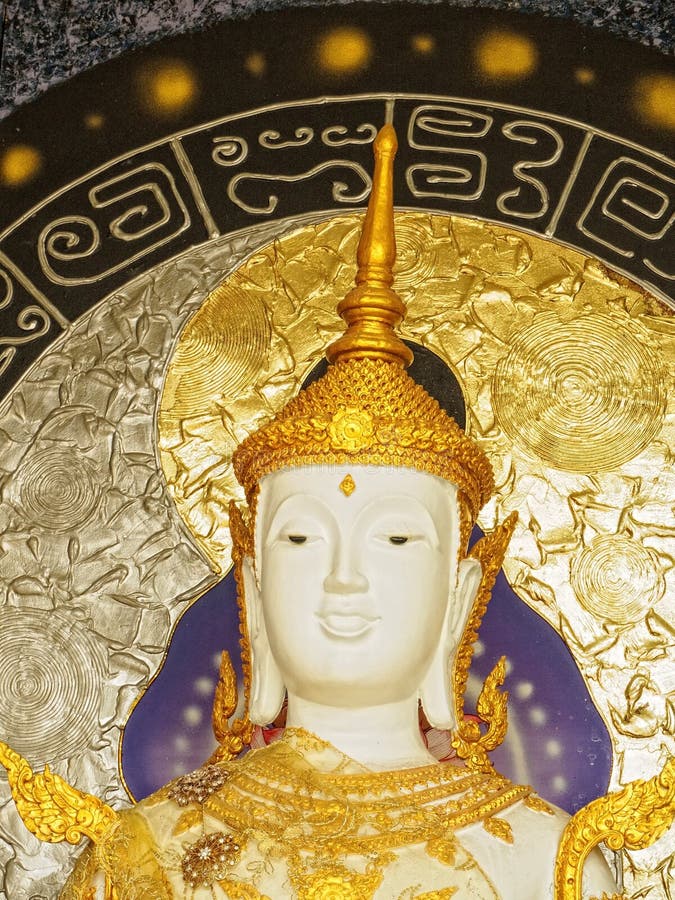 White Buddha stock photo. Image of pagoda, buddha, mold - 79924016