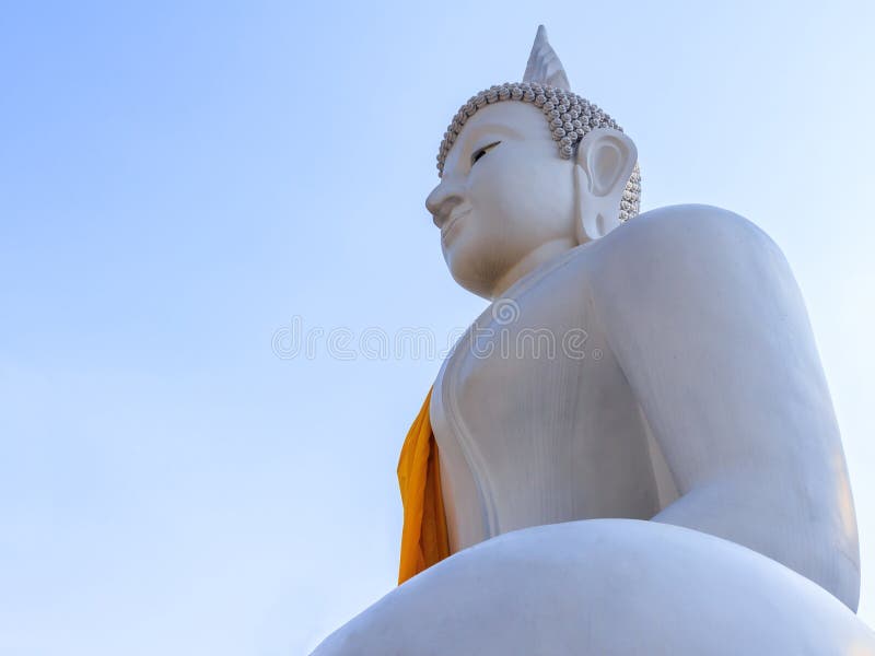 White buddha statue stock image. Image of culture, buddhism - 58549785