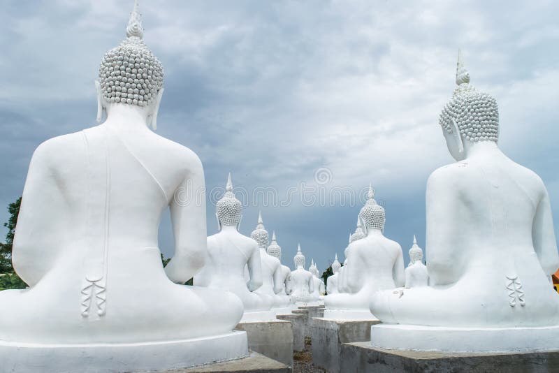 White buddha stock photo. Image of beautiful, place, monuments - 97390648