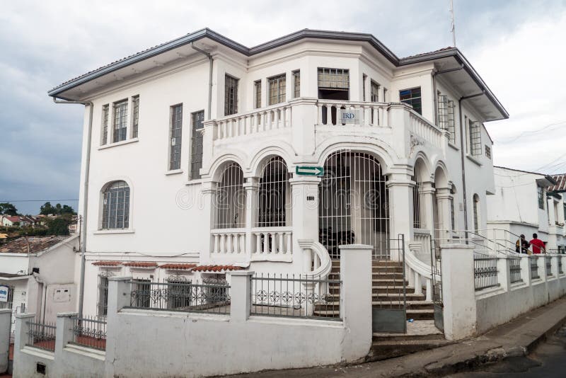 White Building in Colonial City Popayan Editorial Stock Image - Image ...