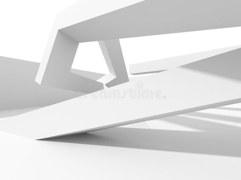 White Building Construction Architecture Background Stock Illustration ...