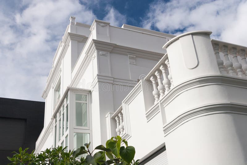 White building facade stock image. Image of construction - 28924267