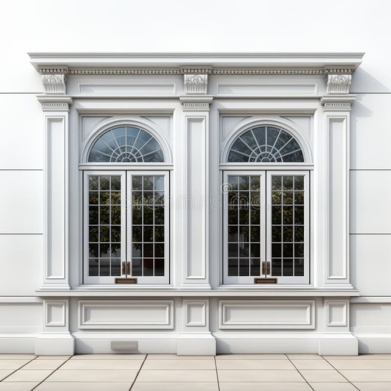 Luxurious Opulence: Modern Architecture of a Georgian Window Stock ...