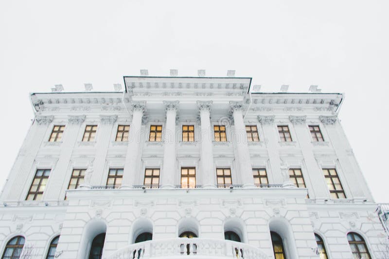 White building editorial image. Image of building, windows - 87541315