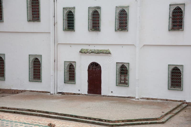 White Moroccan Town Tetouan Near Tangier, Morocco Stock Image - Image ...