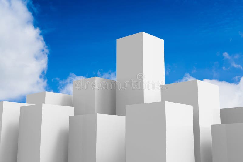 White buildings stock photo. Image of leadership, business - 79087876
