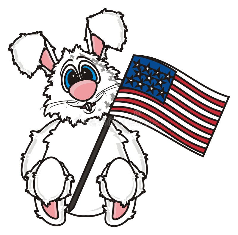 Bunny Holding an Easter Egg Stock Illustration - Illustration of home ...