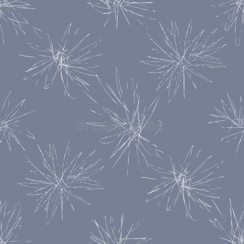 White Burst Seamless Pattern Forming Dynamic Floral Motif Against Grey ...