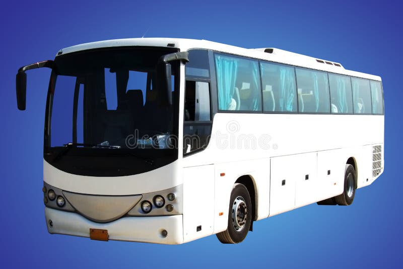 White bus stock photo. Image of white, transport, travel - 3898304