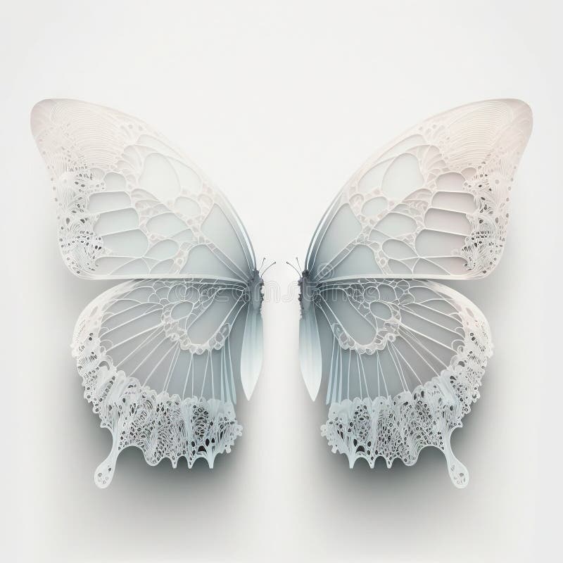 Butterfly Folded In Half