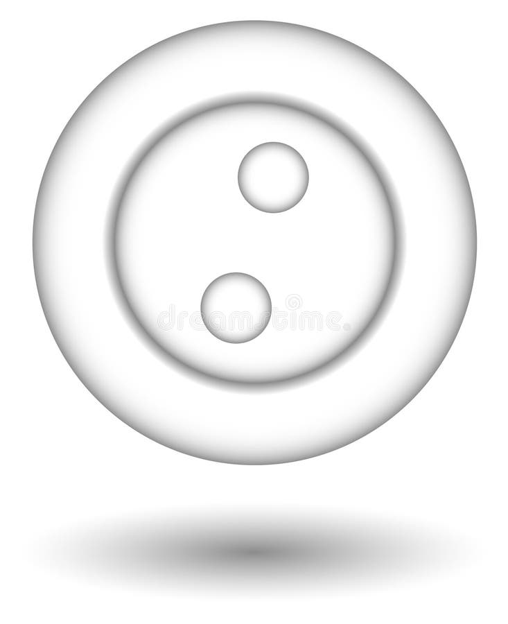 White button stock vector. Illustration of button, icon - 10059359