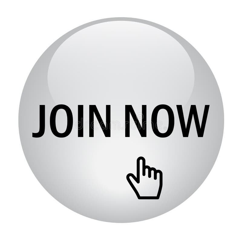 Join now button stock illustration. Illustration of adhesive - 181603922