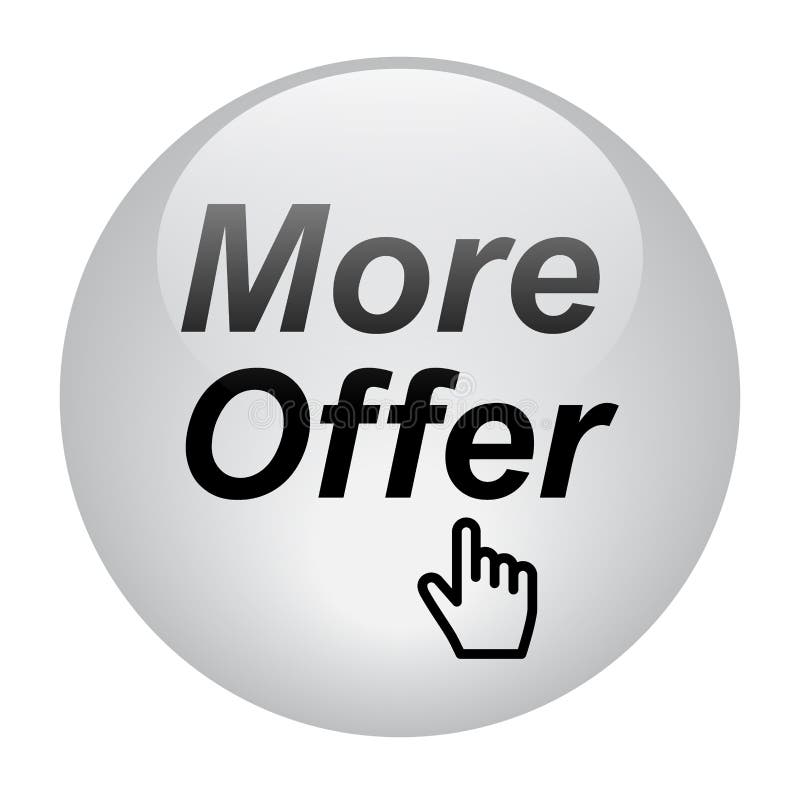 More offer icon web button stock illustration. Illustration of genuine ...