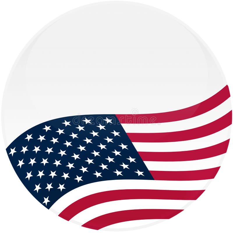 American Flag Button Stock Illustrations – 15,205 American Flag Button ...