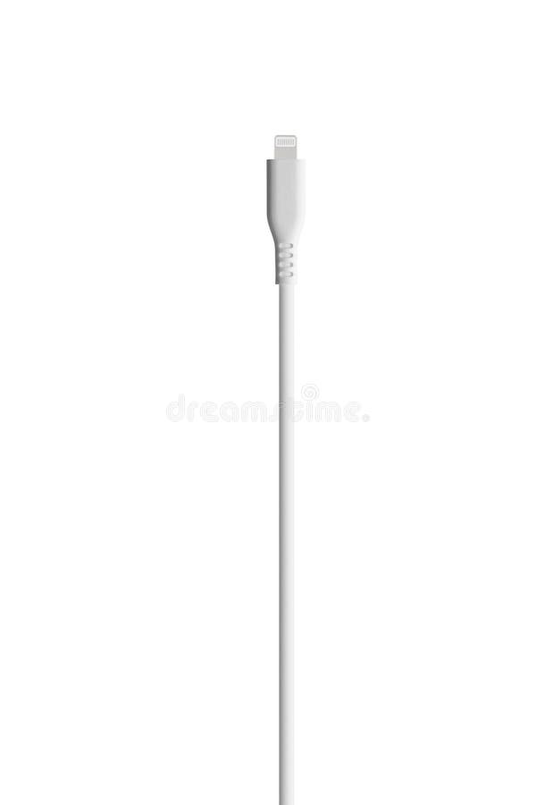White Cable for Charging and Synchronization with Type - C, USB, Micro ...