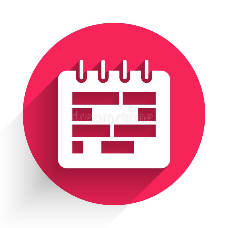 Calendar and red circle stock vector. Illustration of time - 222346540