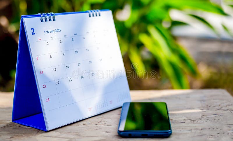 The Date on the Calendar Indicates the New Beginning of the Year Stock ...