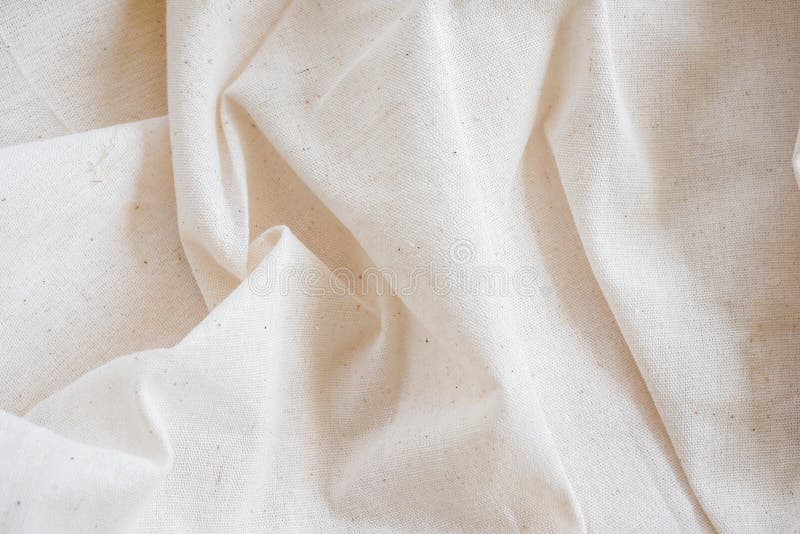 White Calico Fabric Cloth Background Texture Stock Photo - Image of ...