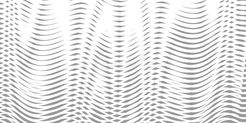 Light Calm Moire Effect Vector Background. Stock Vector - Illustration ...