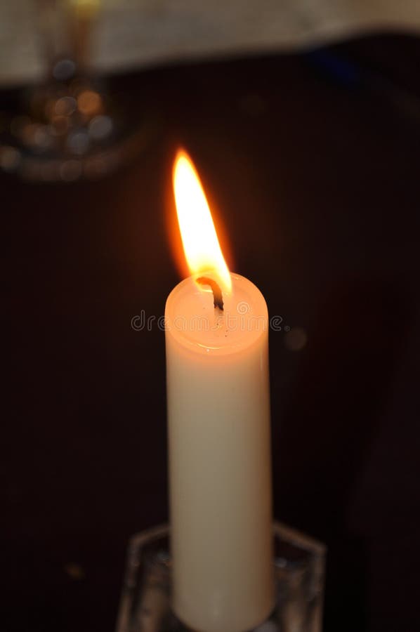 White candle stock photo. Image of candlelight, bright - 82148486