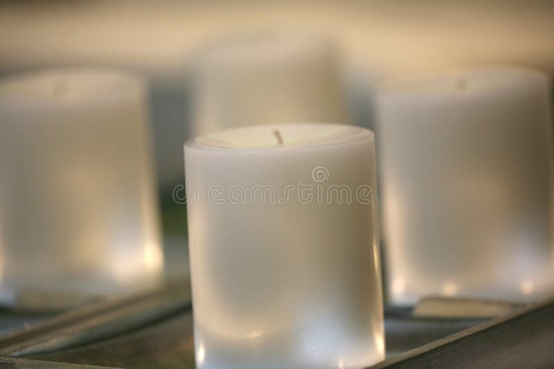 White Candles stock image. Image of massage, mystical, love - 319569