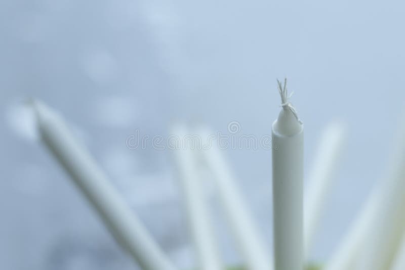 White Candles for Lighting the Back is White and the Surface is Not ...