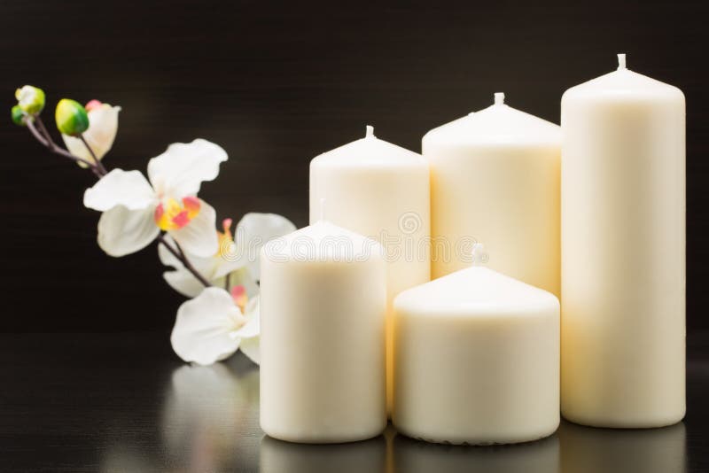 Candle stock photo. Image of holiday, flame, object, clean - 16855382