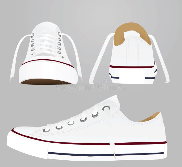 Trainers Front View Stock Illustrations – 62 Trainers Front View Stock ...