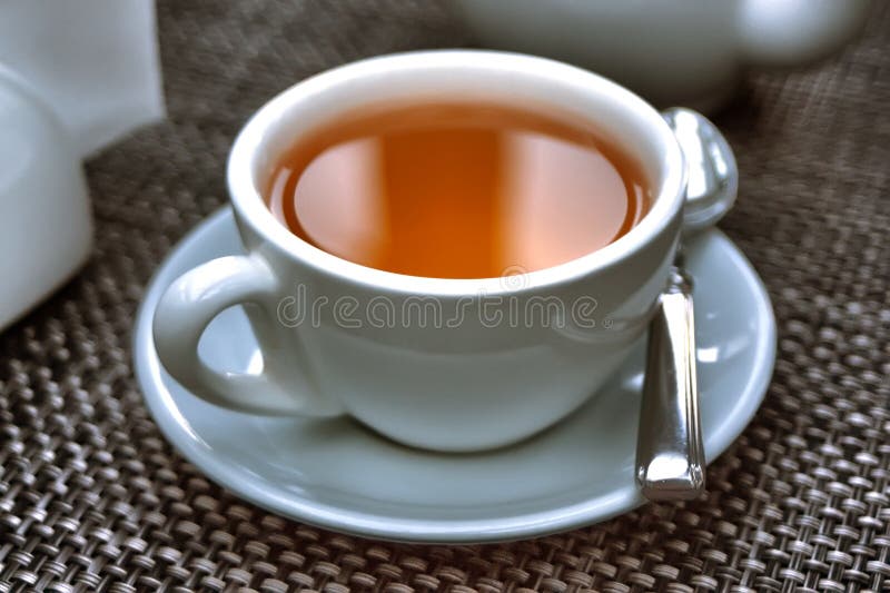 Teapot and cap of tea stock image. Image of healthy, white - 29735347