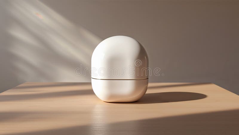 White Capsule Shaped Object Wooden Table Stock Photos - Free & Royalty ...