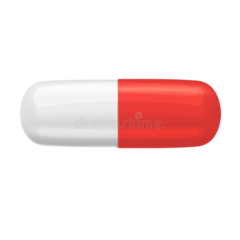 White capsule template stock vector. Illustration of cure - 106283371