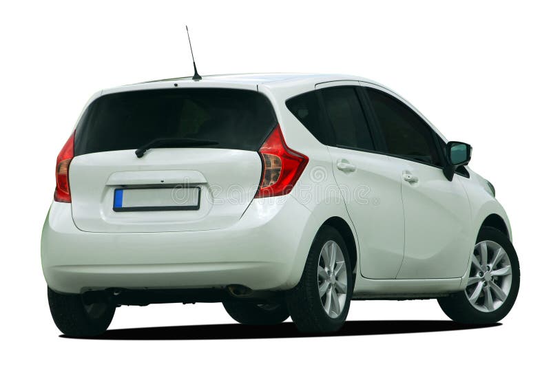 White car stock image. Image of white, compact, diesel - 56085693