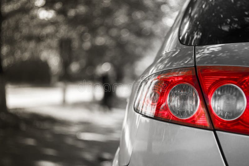 White car stock photo. Image of city, line, traffic, nature - 48069452