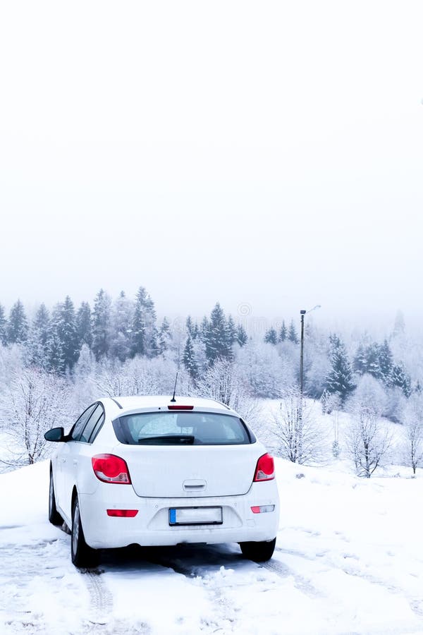 Winter Car stock image. Image of season, winter, christmas - 39363119
