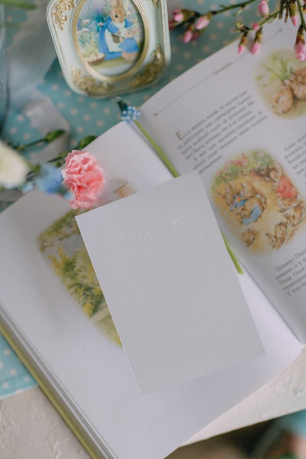 White Card on Light Colors Backgraund, Card Mockup, Invitation Mockup ...