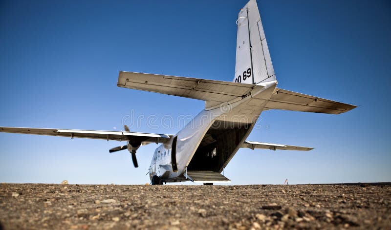 Small white cargo plane stock photo. Image of business - 67669834