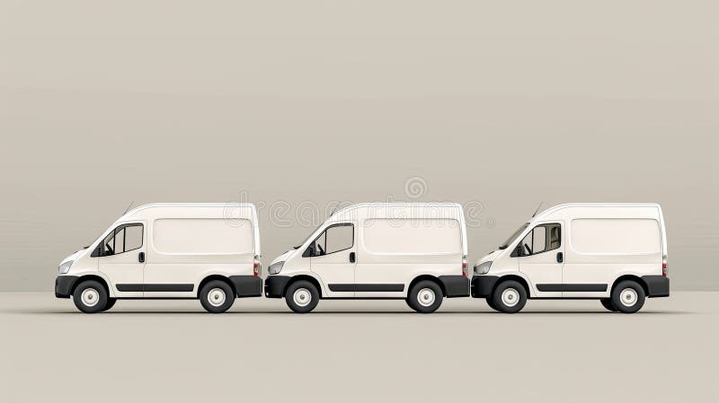 A White Cargo Van Drives on a City Street during the Day Stock Photo ...