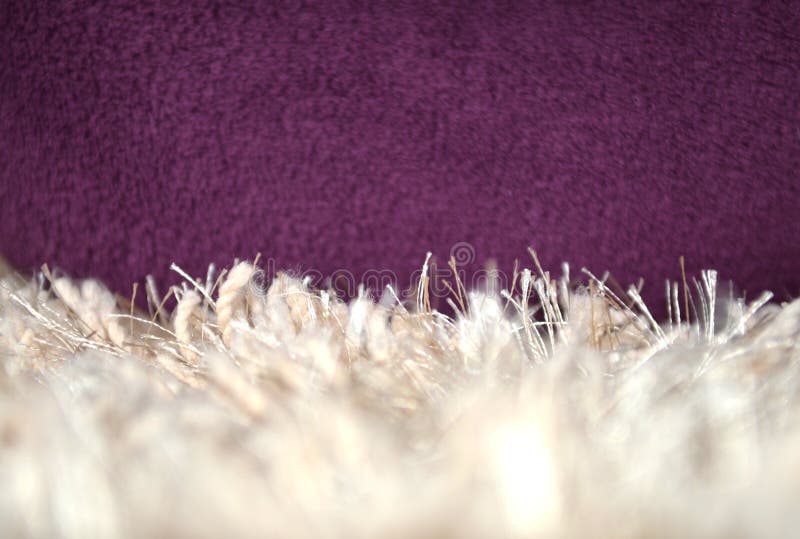 White Carpet. Fluffy Textile Stock Image - Image of interior, effect ...