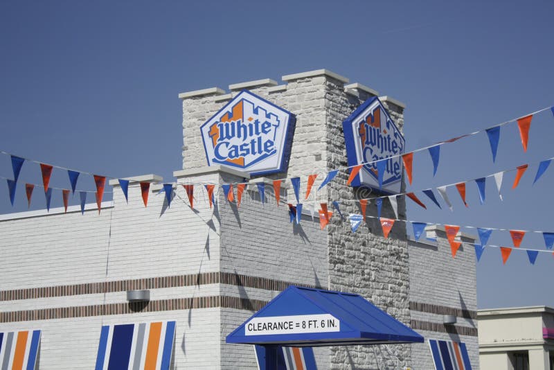 White Castle fast food editorial photography. Image of threw - 39226762