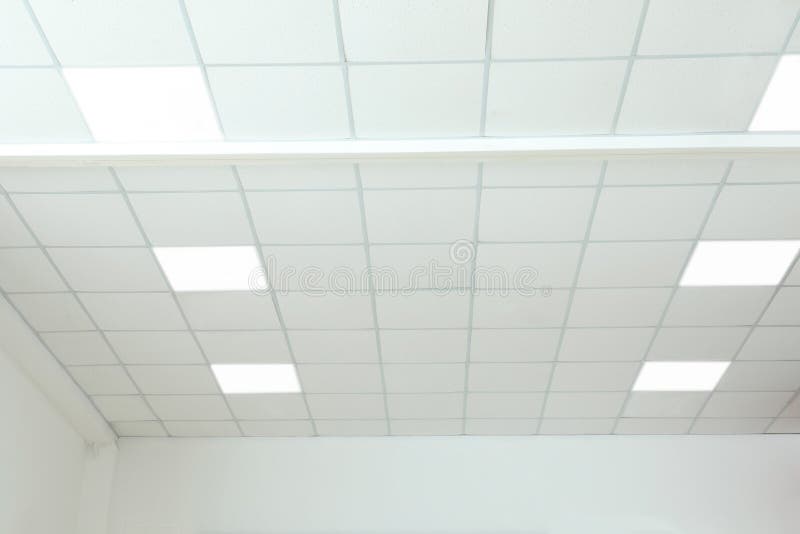 White Ceiling in Office Room. Interior Design Stock Photo - Image of ...