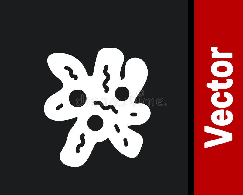 White Cell Icon Isolated on Blue Background. Square Glass Panels Stock ...