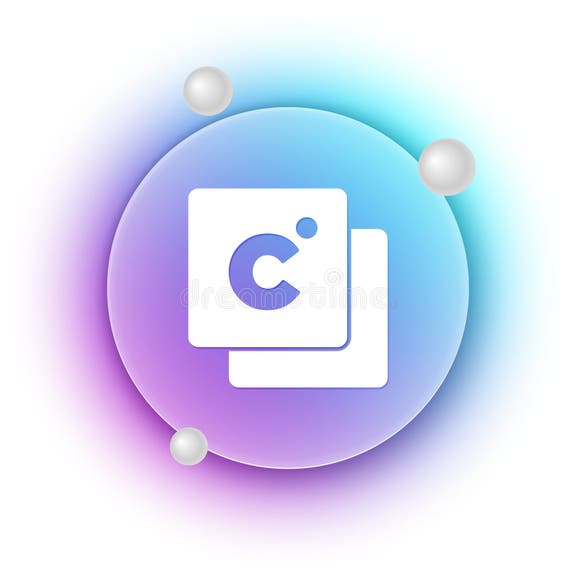 White Celsius Icon Isolated on White Background. Blue and Purple ...