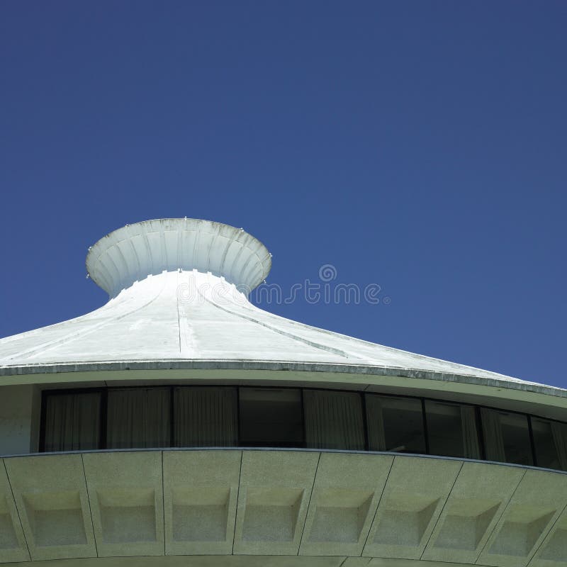 White cement building top stock image. Image of modern - 47258241