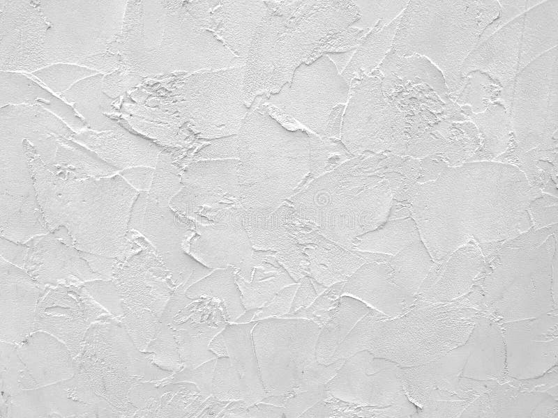 White Cement Plaster Pattern Wall Texture Background. Stock Image ...
