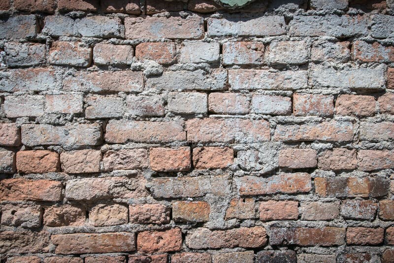 White Cement and Red Ancient Brick Box Background and Texture Stock ...