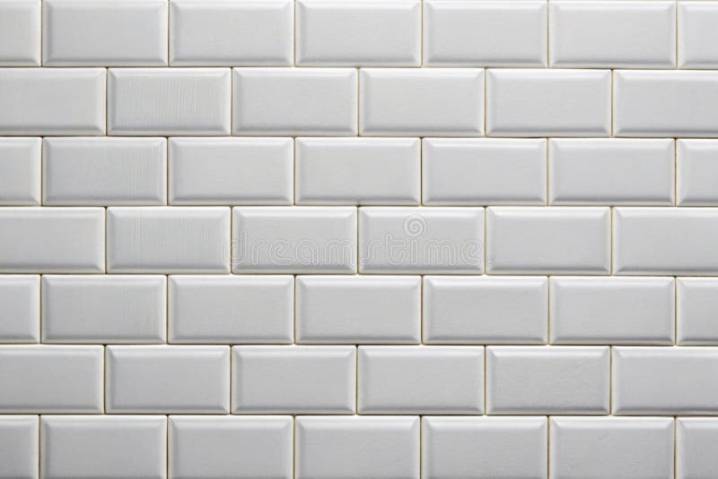 White Ceramic Bathroom Wall Tile Pattern for Background Stock ...