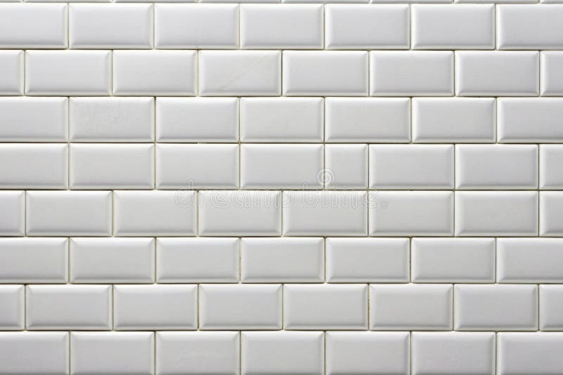White Ceramic Bathroom Wall Tile Pattern for Background Stock ...